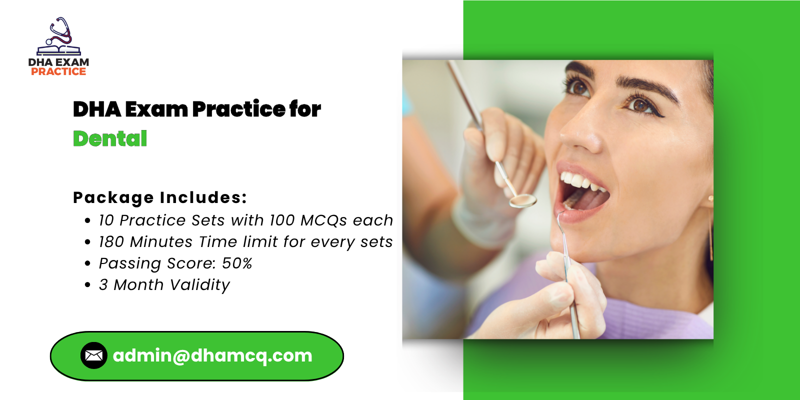 DHA Exam Practices for Dental - DHA EXAM PRACTICE 2025